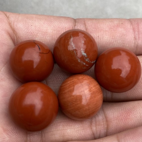 100pcs Wholesale Natural Red jasper Ball Quartz Crystal Sphere healing ...