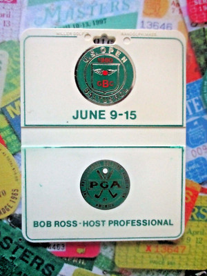vtg PGA TOUR Bag Tag - 1980 U.S. OPEN - Jack Nicklaus - Baltusrol Golf ...