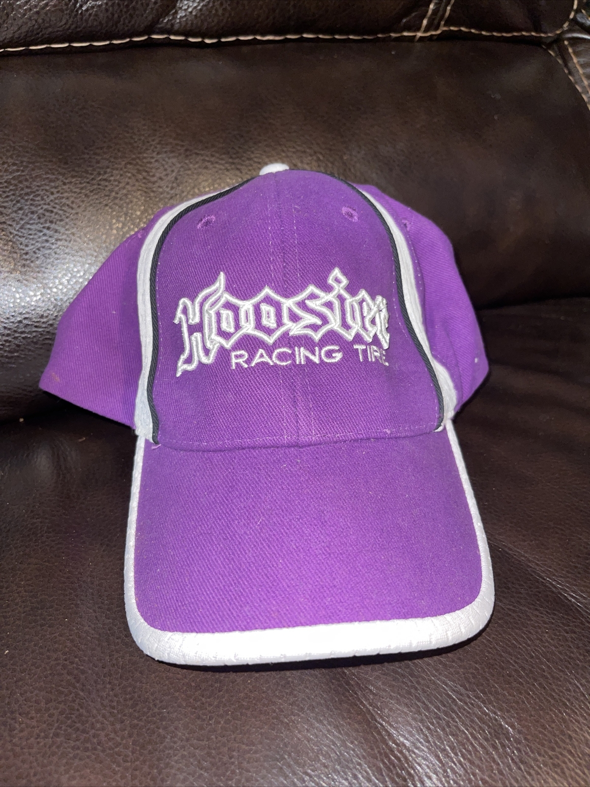 Hoosier Racing Tire Purple Baseball Hat NASCAR Racing Strapback Cap ...