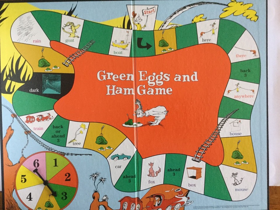 Dr. Suess Green Eggs and Ham Game 1996 Complete 9780679883920| eBay