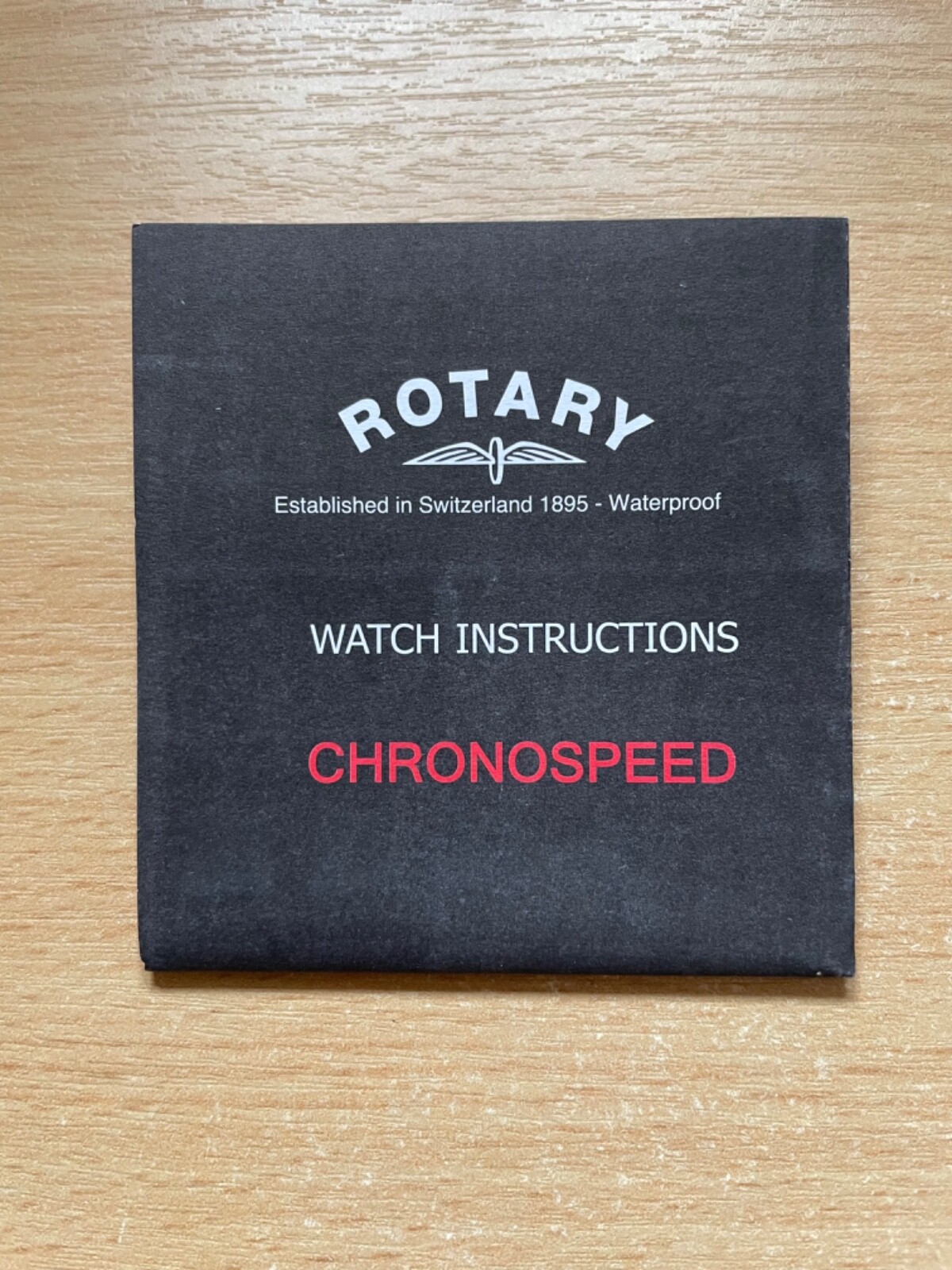 Rotary Chronospeed Watch Instructions - Brand New | eBay UK