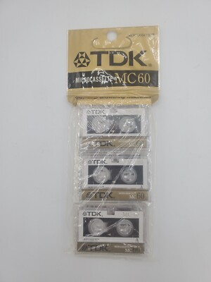 TDK Microcassette MC60 3-Pack | eBay