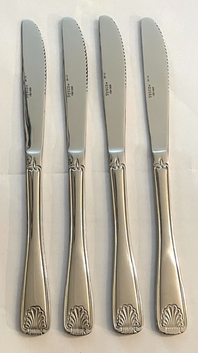 NEW Lot of 4 12 36 SYSCO Surf Dinner Table Knives 18-0 Stainless Steel ...
