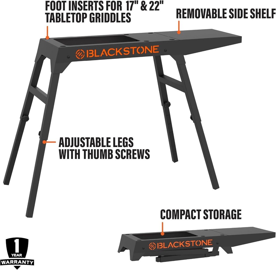 Blackstone Griddle Stand For 17 And 22 Tabletop Griddles Portable ...