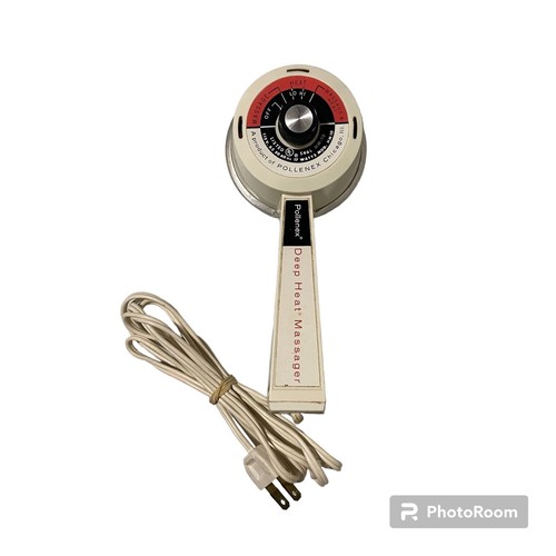 Pollenex Deep Heat Massager 2 Temperature Settings Handheld Model HM10 ...