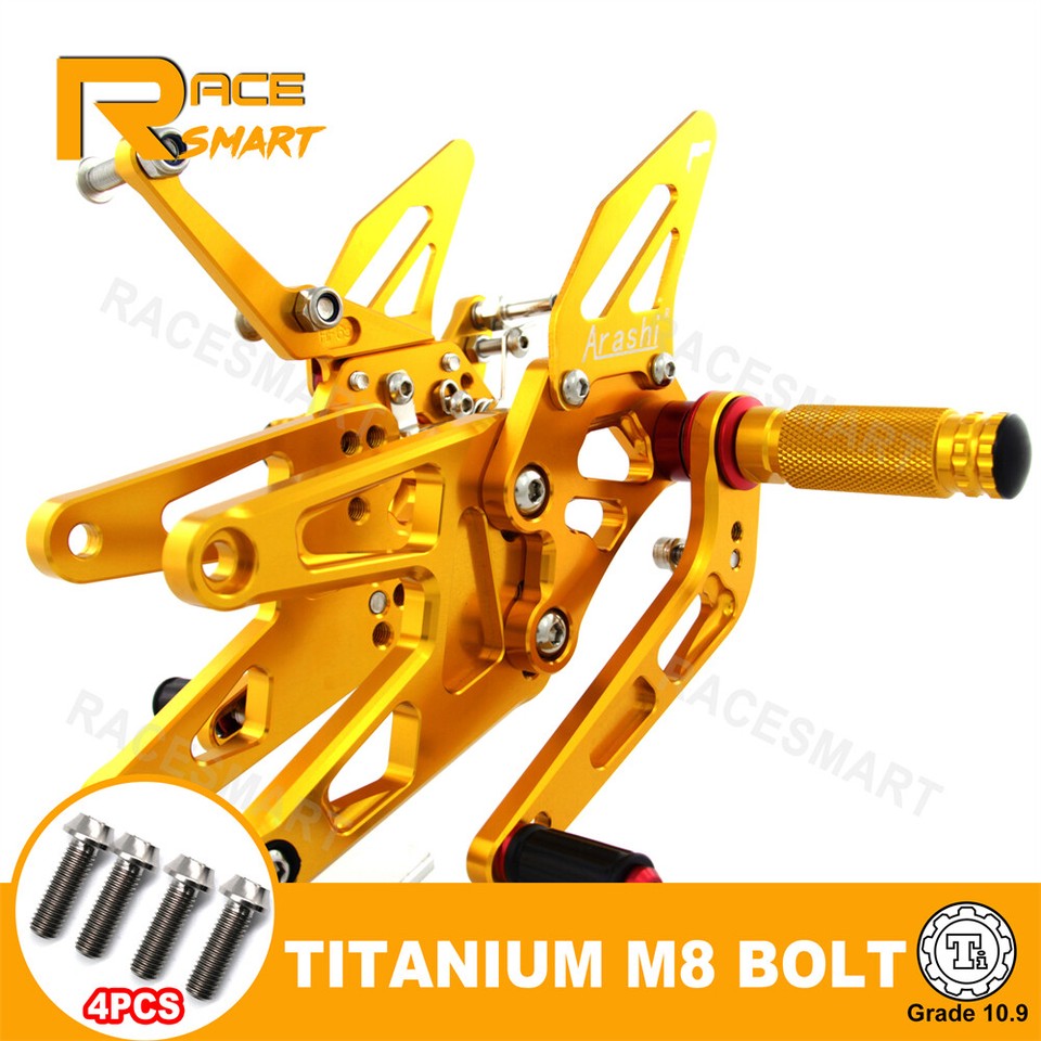 For Yamaha YZF-R6 YZF R6 2003 2004 2005 Adjustable Rearsets Footrests ...