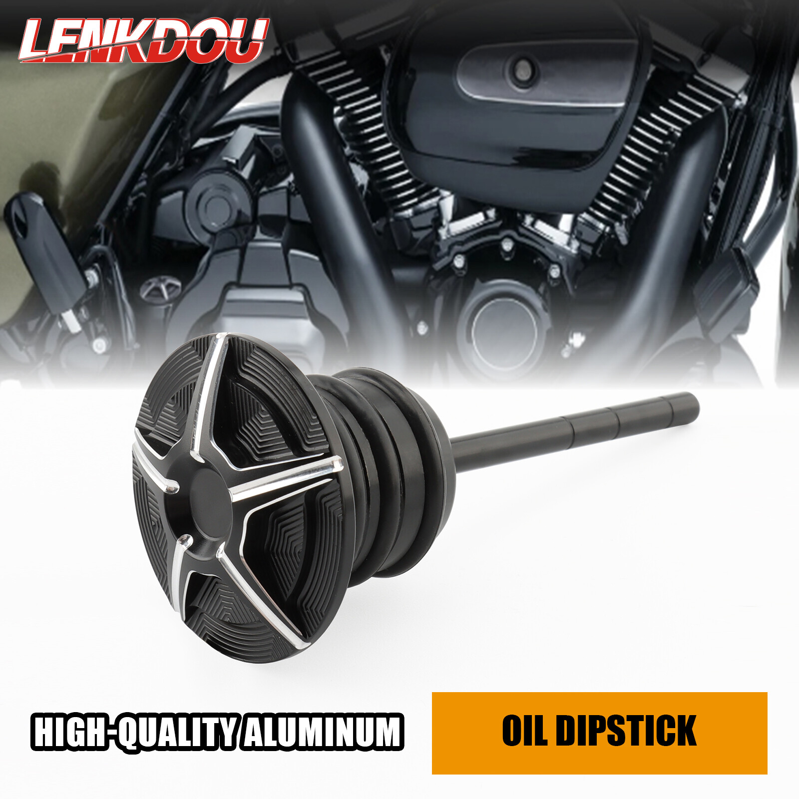 2.5" CNC Motorcycle Oil Dipstick For Harley Softail FXST 1984-1999 ...