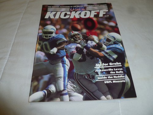 USFL KICKOFF FOOTBALL MAGAZINE VOL 3 ISSUE 4 PORTLAND BREAKERS BULLS ...