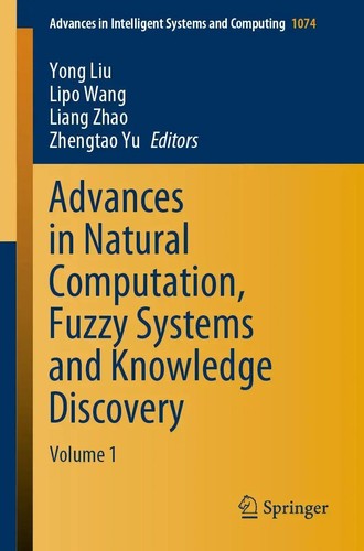 Yong Liu (u. a.) | Advances in Natural Computation, Fuzzy Systems and... 3030324559 | eBay.de