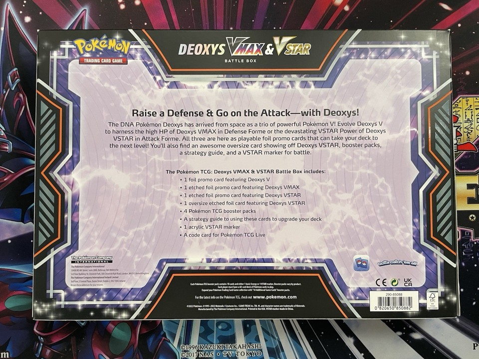 Pokemon TCG - Deoxys VMax and VStar Battle Box - FACTORY SEALED | eBay