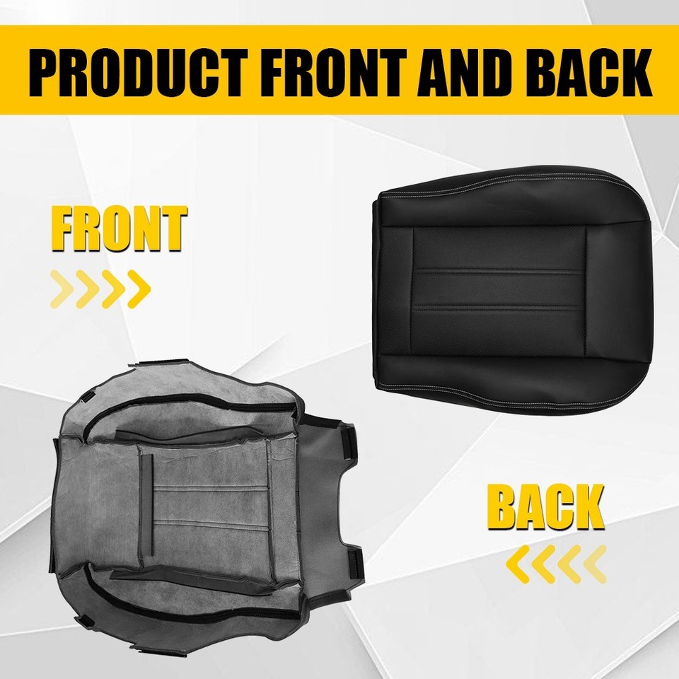 2011-2016 Fits CHRYSLER TOWN & COUNTRY Driver Bottom Leather Seat Cover ...