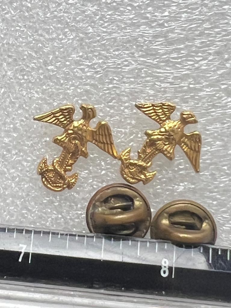USNA US Naval Academy Gold Filled Pin Lot of 2 Military (H2025H) | eBay