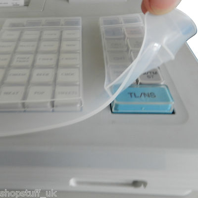 Sharp XE-A177 XEA177 Cash Register Splash Proof Latex Keyboard Wet ...