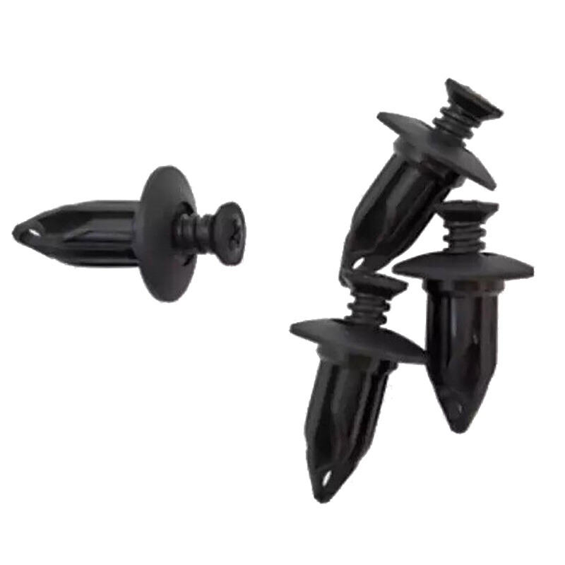 20 Pcs Black Nylon Push-Type Rivet Retainer For GM 10140480 Chrysler ...