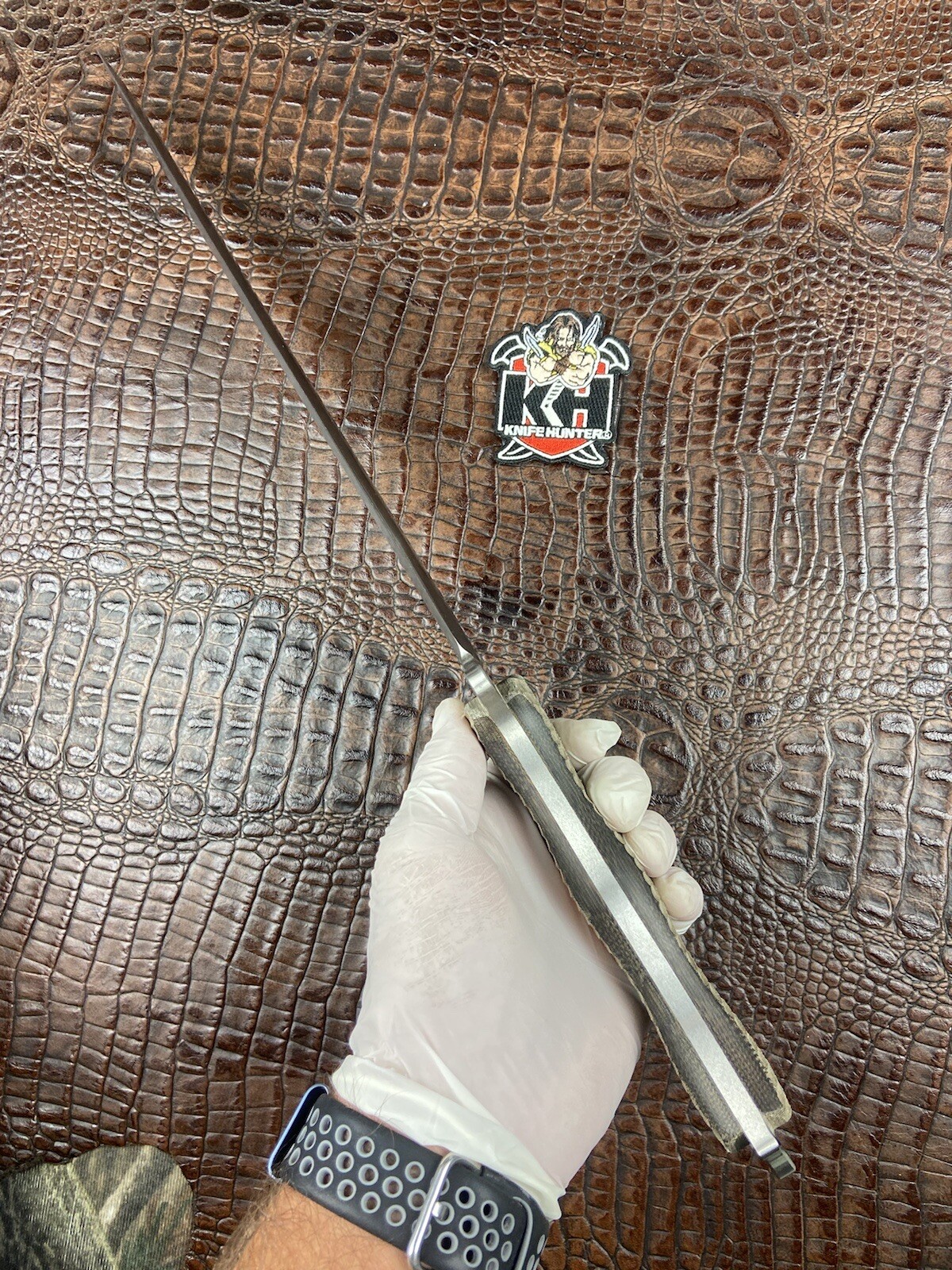 Busse Combat Custom Shop FMV14 W/ Tigerhide Micarta & Comp Finish | eBay