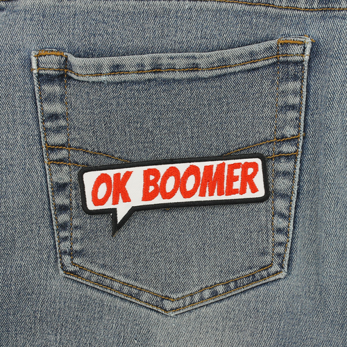 OK Boomer Embroidery Patch, Iron On / Sew On Badge, Applique | eBay