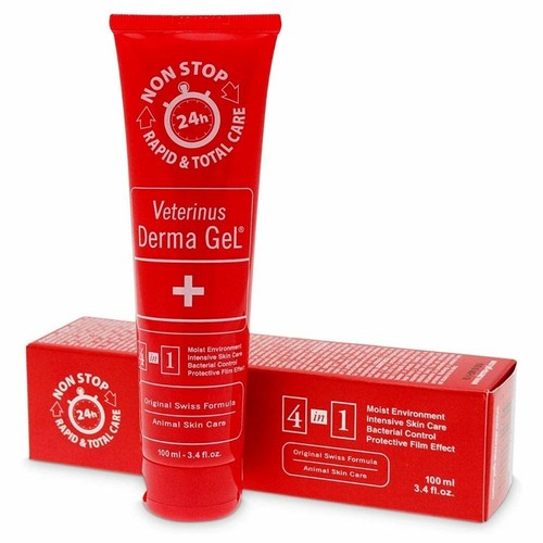Veterinus Derma Gel 100ml 4 in 1 Animal pet Dog Skin Care Barrier Gel ...