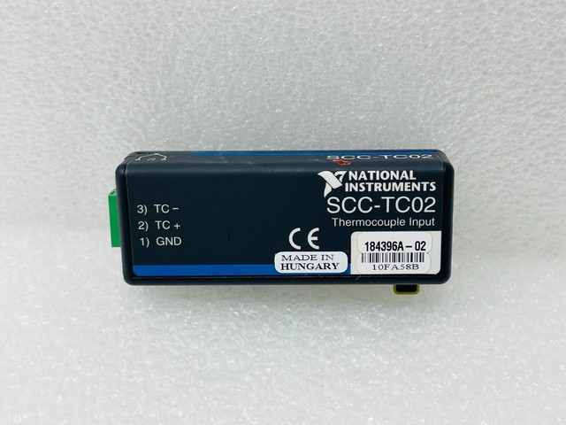 Ni Scc-tc02 Thermocouple Input X2 With Omega 6-tc Panel National ...