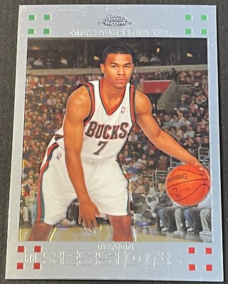 Ramon Sessions Topps Chrome 07-08 #130 Rookie Card Milwaukee Bucks | eBay