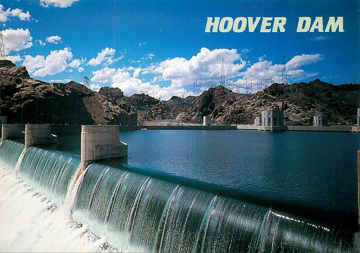 Inside Hoover Dam Spillway Hoover Dam Spillway And Drainage Tunnel.