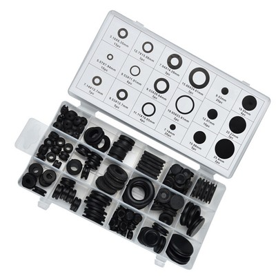 125 Piece Rubber Gasket Washer Seal Assortment Set Rubber Hose Gasket ...