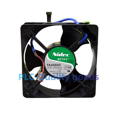 1PCS NEW Nidec TA450DC B34578-35 48V 0.25A 12038 12CM 4-wire Fan Fast ...