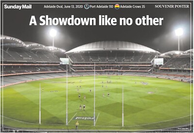 Adelaide crows port power AFL FOOTBALL TEAM Poster,BIG 420mm,BARGAIN ...