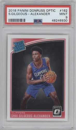 SHAI GILGEOUS ALEXANDER 2018 Optic #162 Rookie Card RC PSA 9 | eBay