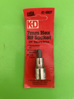 New KD Tools 7mm 3/8”Sq. Dr. Bit Driver Holder 41 4807 Easco | eBay