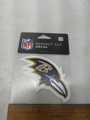 BALTIMORE RAVENS NFL 4"x4" COLOR DIE CUT DECAL NEW WINCRAFT | eBay