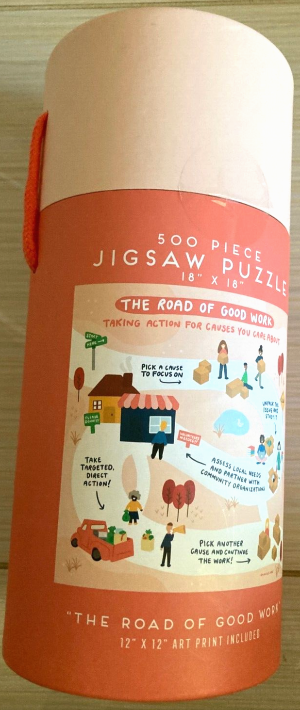 Danielle Coke Oh Happy Dani 18x18 puzzle 500 pc The Road Of Good Work ...