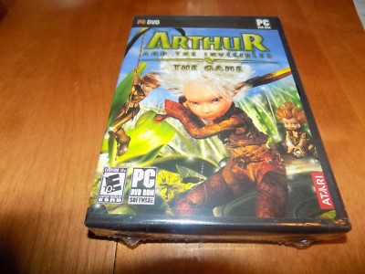 ARTHUR AND THE INVISIBLES THE GAME PC DVD-ROM ATARI Computer Movie ...