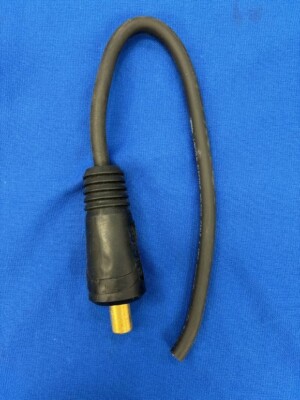 USED Lincoln Electric Cable whip end 50 Dinse #4 cable twist lock ...