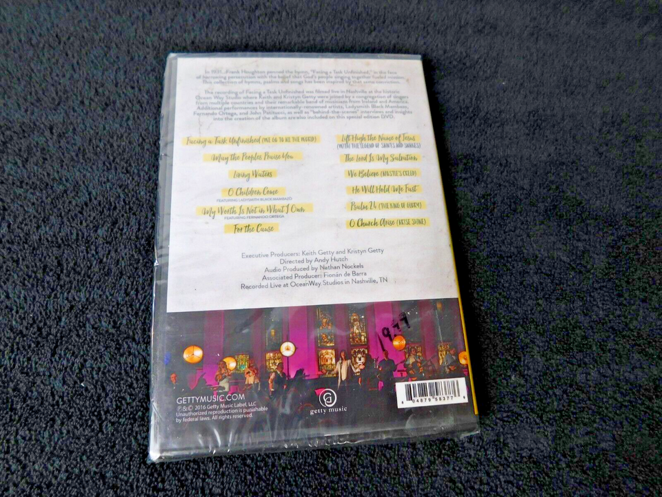 Facing a Task Unfinished by Keith & Kristyn Getty (DVD, Oct-2016 ...