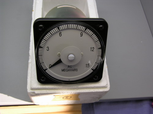 Yokogawa 103292AMGG7EAA 0-15 AC Mega Vars Polyphase Varmeter Panel ...