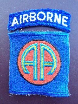 82nd Airborne Div Patch Tab Insignia US Army Military Rare Color ...