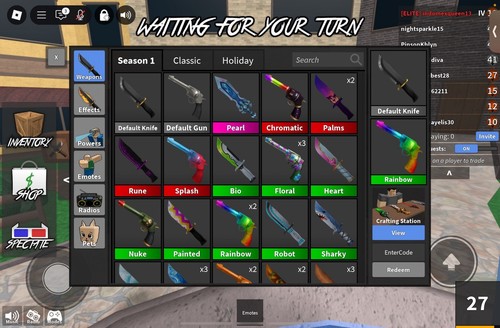 Roblox MM2 FULL INVENTORY FOR SALE | eBay
