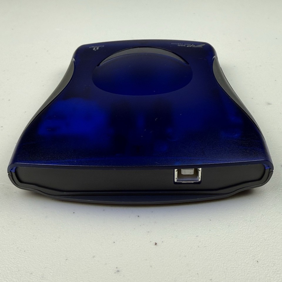 Iomega Zip 250 External USB Powered Disk Drive Z250USBPCMBP w/ Cable ...