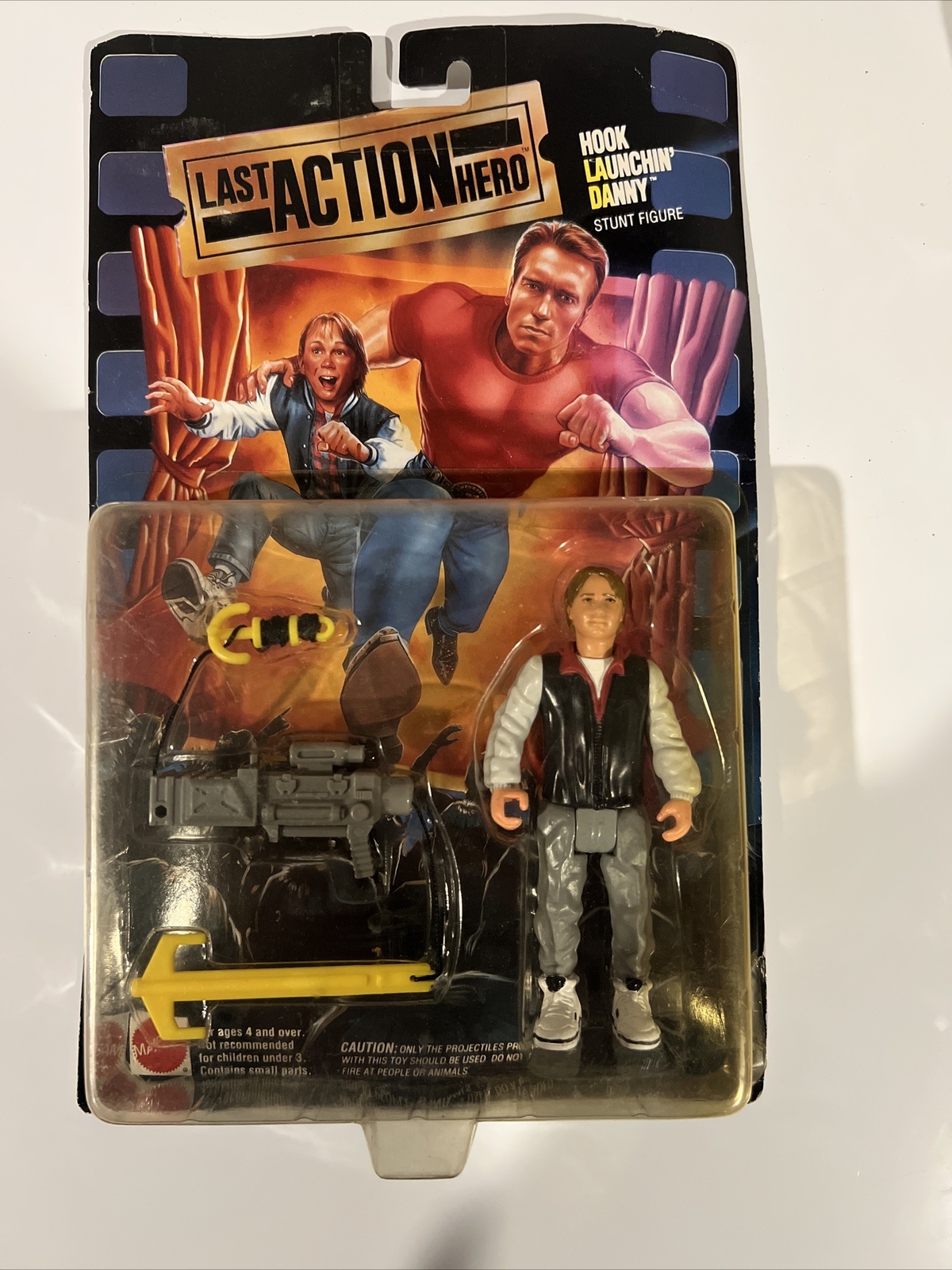 Vintage Mattel Last Action Hero Hook Launching Danny Stunt Figure 1993 ...