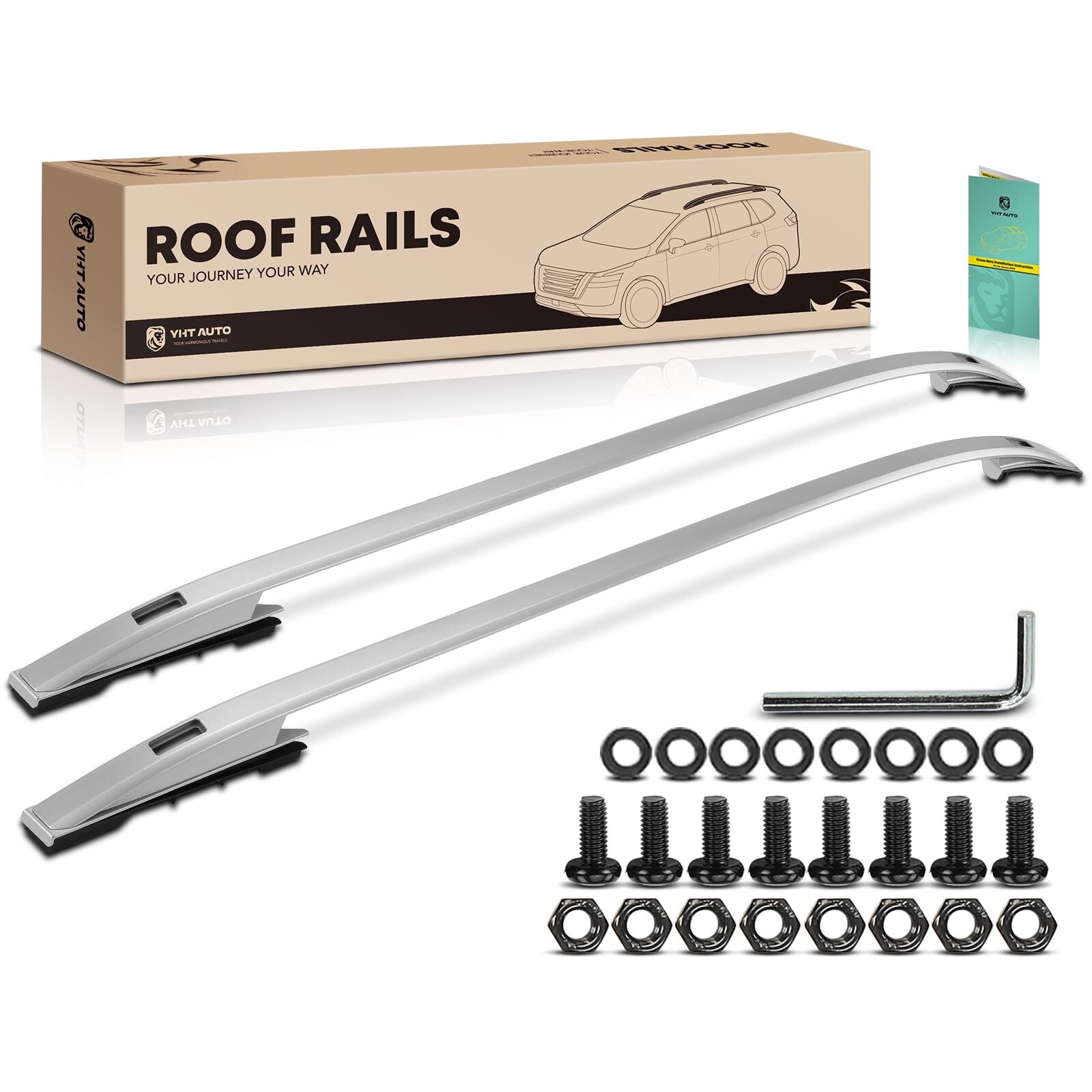 Aluminum Alloy Roof Rack Side Rails for Land Rover Range Rover Evoque ...