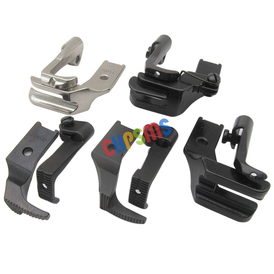 5 SET WALKING FOOT/ FEET for JUKI LU-562 563 1508, 1508NH DNU-241 1541 ...