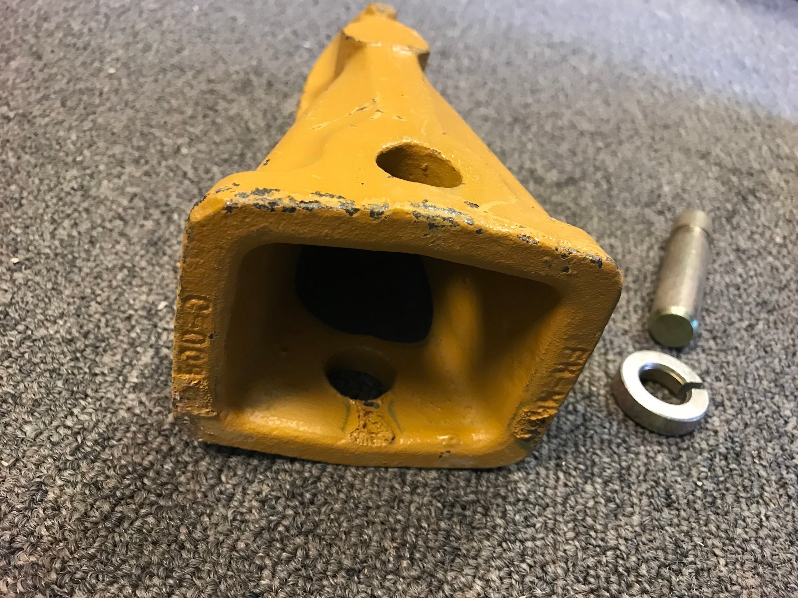 5 PK 1U3252 Bucket Tooth teeth rock & 9J2258 Pins, 8E6259 retainer fits ...