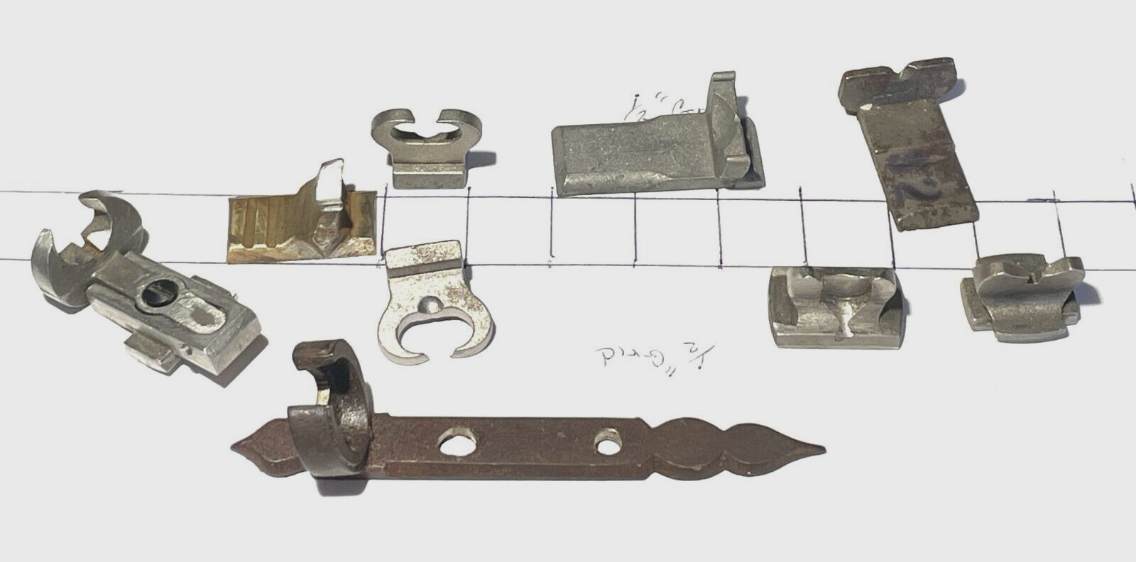 VINTAGE 1960's ~70's Traditional Rear Sight, Black Powder Muzzleloader ...