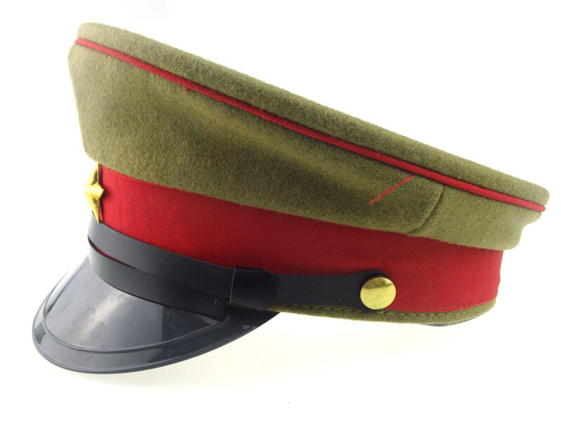 Repro WWII WW2 IMPERIAL JAPANESE OFFICER'S WOOL VISOR CRUSHER CAP HAT ...