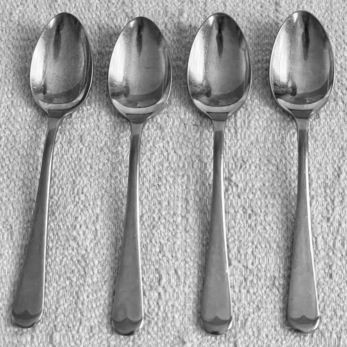 Set of 4 Gentry ENGLISH TIP Teaspoons 6" EL Eisenberg Lozano Sheffield ...