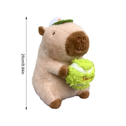 9.84Inch Capybara Plush Tennis Capybara Plushie Capybara Stuffed With ...