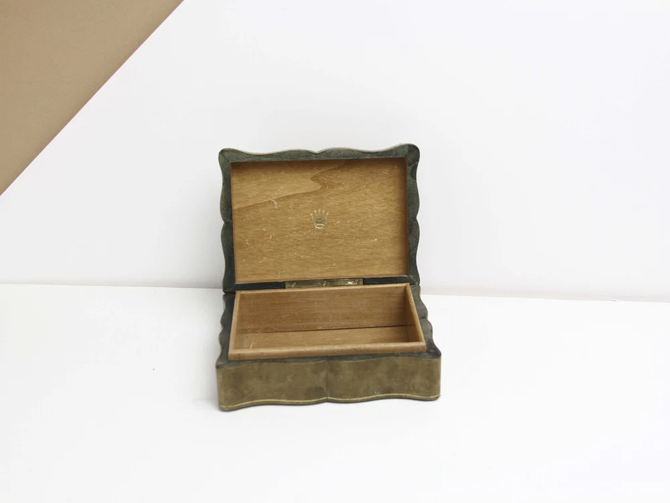 Rolex Vintage Box 1940's Bombay Bubble Back Zerographe Moonphase rolex ...