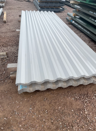 polyester coated light grey box profile roofing sheets 10ft x 875mm ...