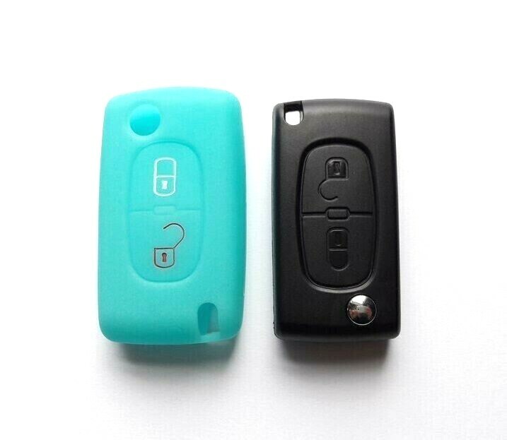 FOR CITROEN KEY COVER C2 C3 C4 C5 C6 C8 FOB 2 BUTTON FLIP REMOTE CASE ...
