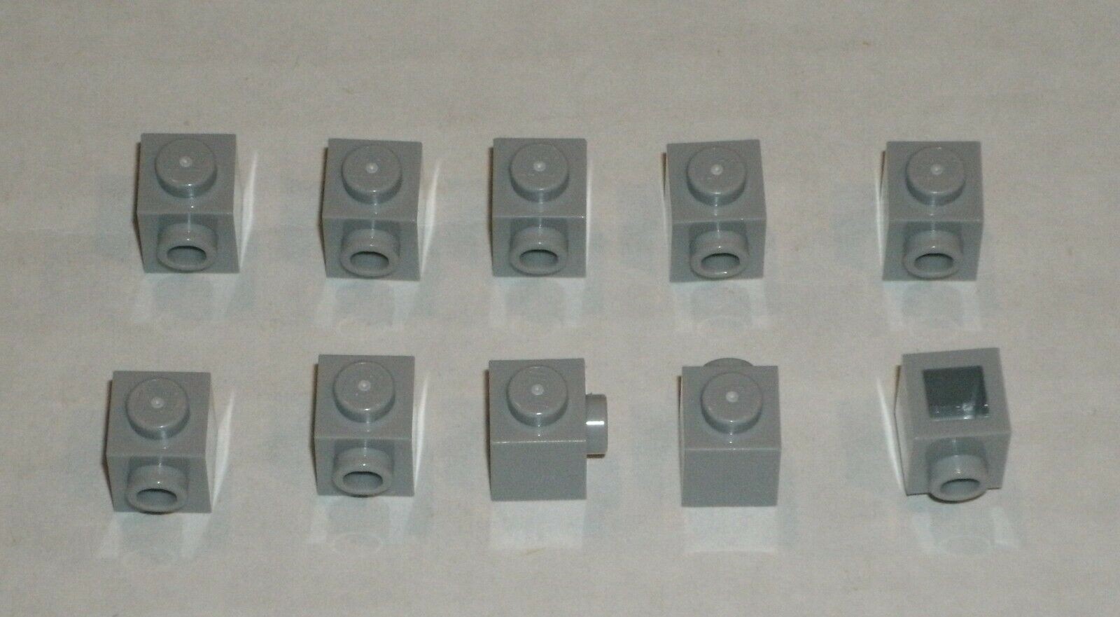 LEGO NEW 1x1 Light Bluish Grey Brick Stud on 1 Side (10x) 4558953 Brick ...